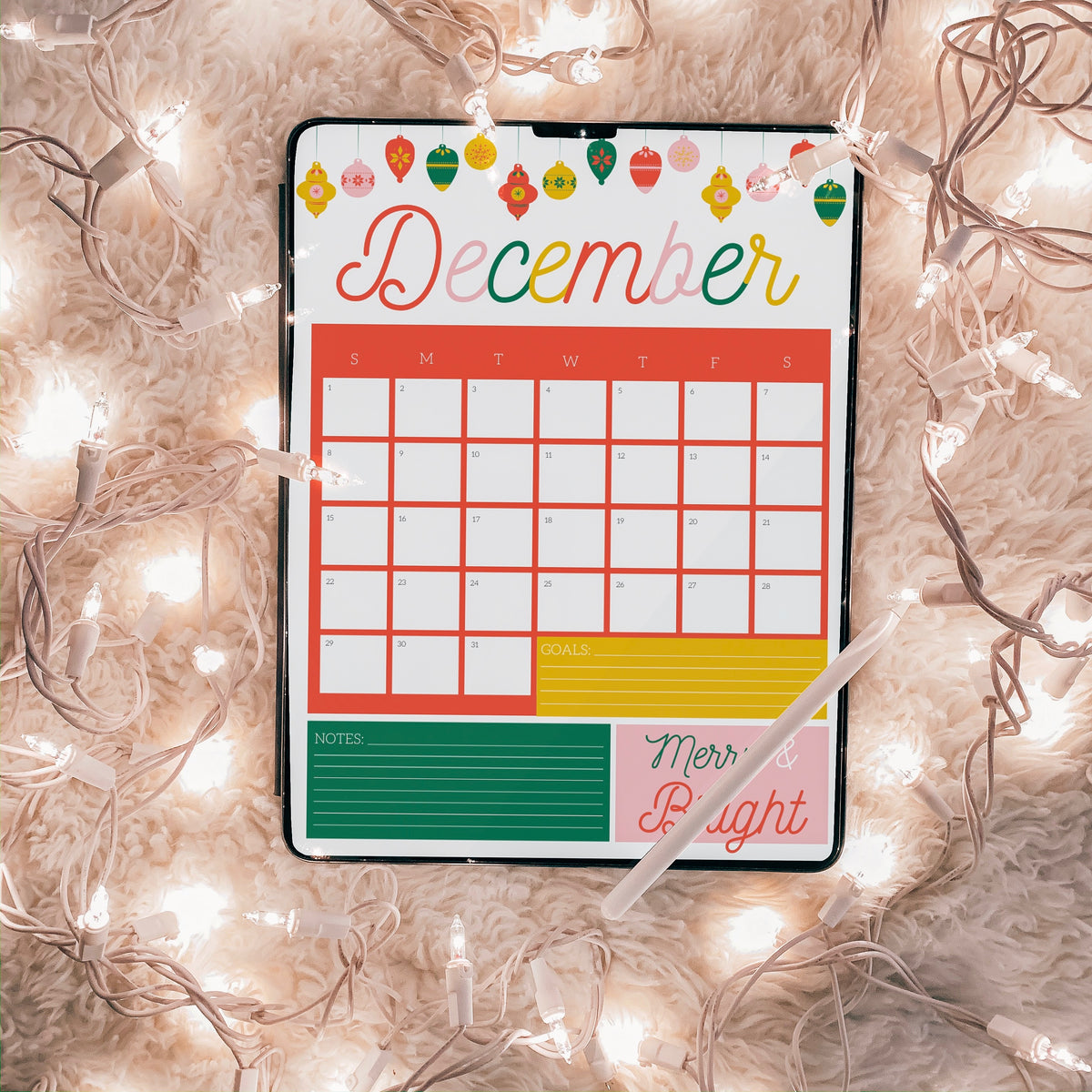 [Free Printable] December 2019 Calendar – Oh So Graceful